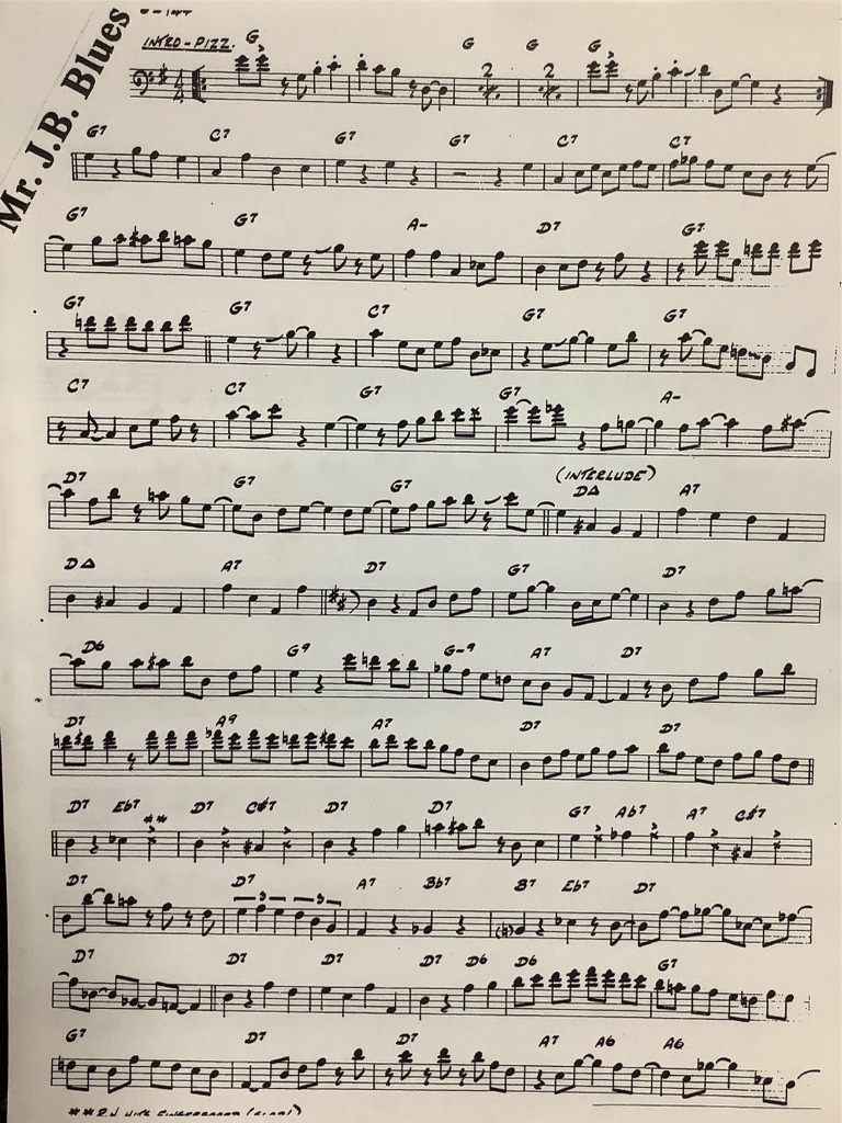MR JB Blues (Solo) | PDF