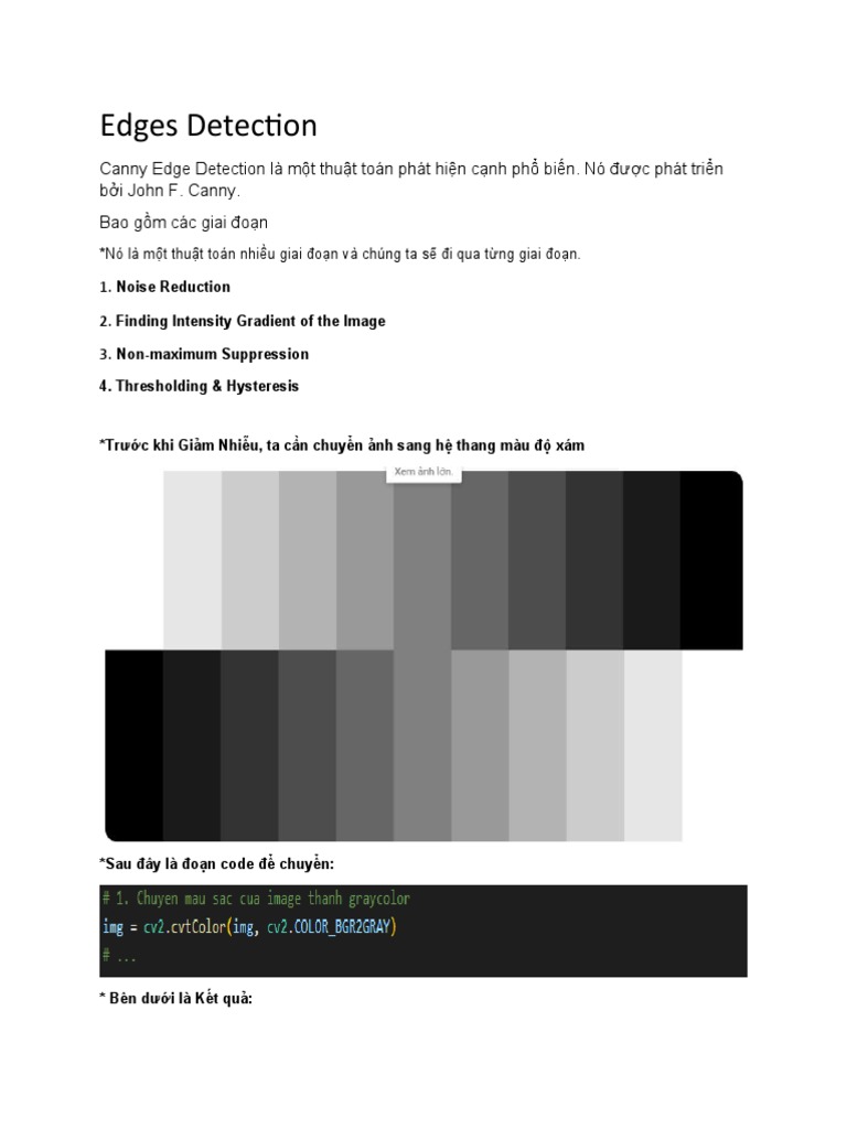 Edges Detection | PDF Edges Detection | PDF