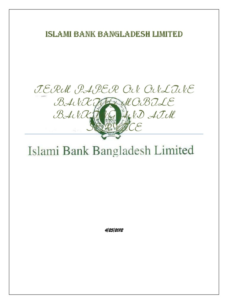 Islami Bank Bangladesh Limited Term Pape | PDF | Banks | Automated ...