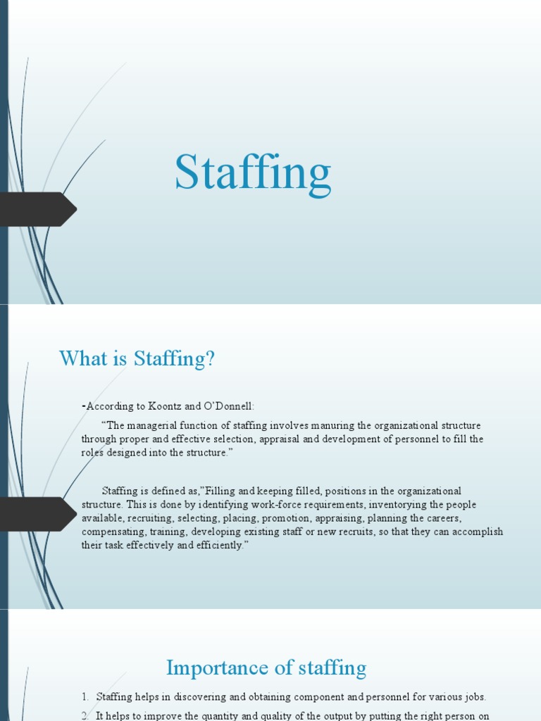 Staffing Process Pdf Human Resources Diversity Business