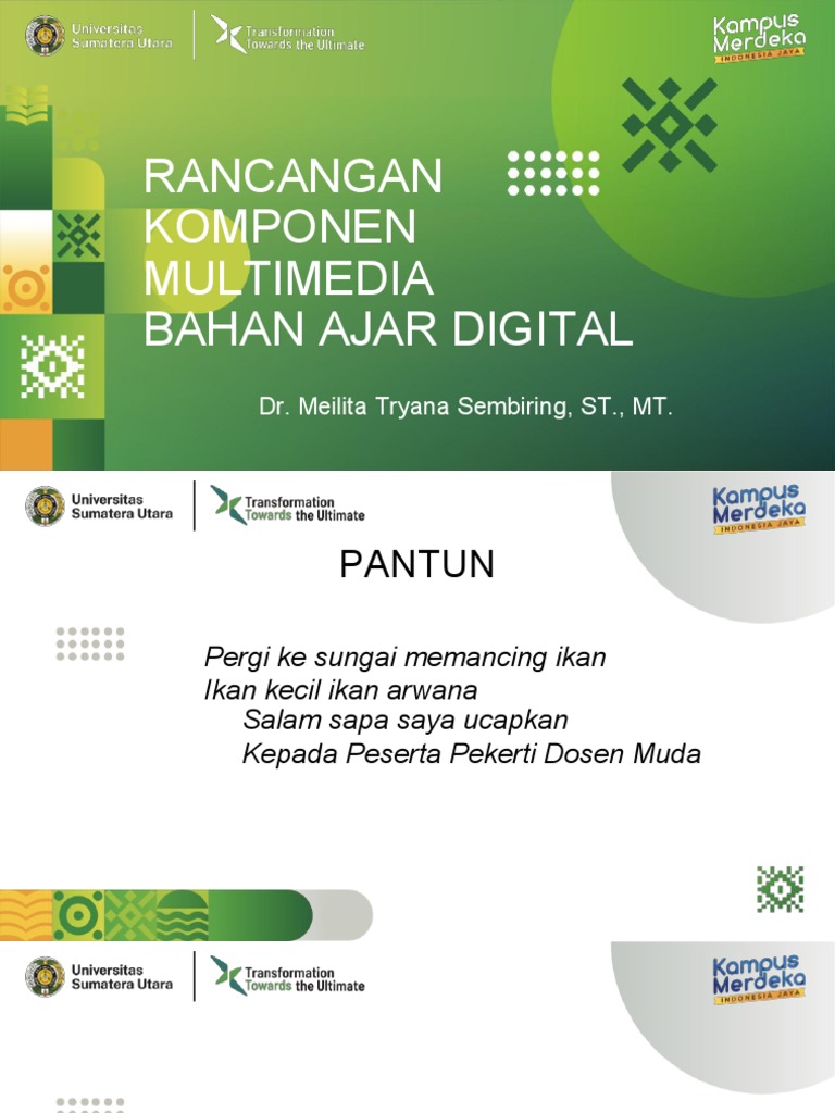 Rancangan Komponen Multimedia Bahan Ajar Digital | PDF