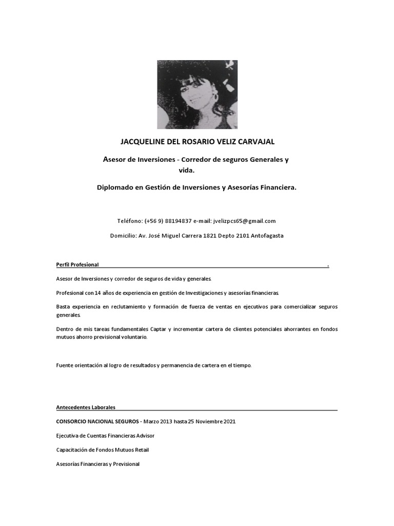 CURRICULUM | PDF | Seguro | Economias