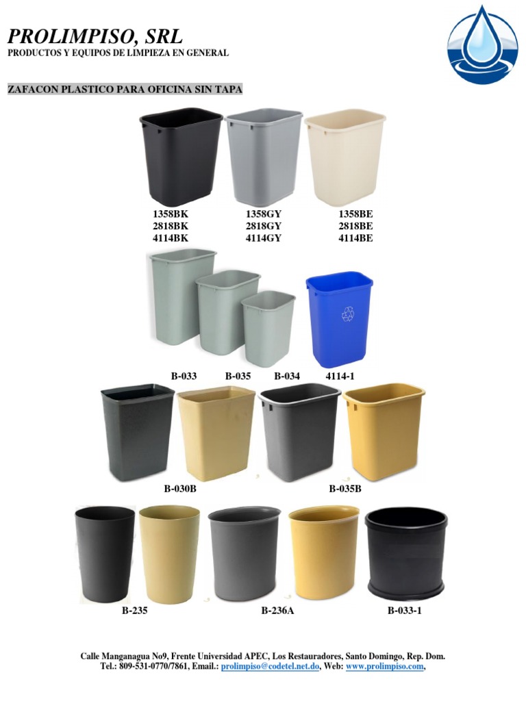 Prolimpiso - Catalogo Zafacon General | PDF