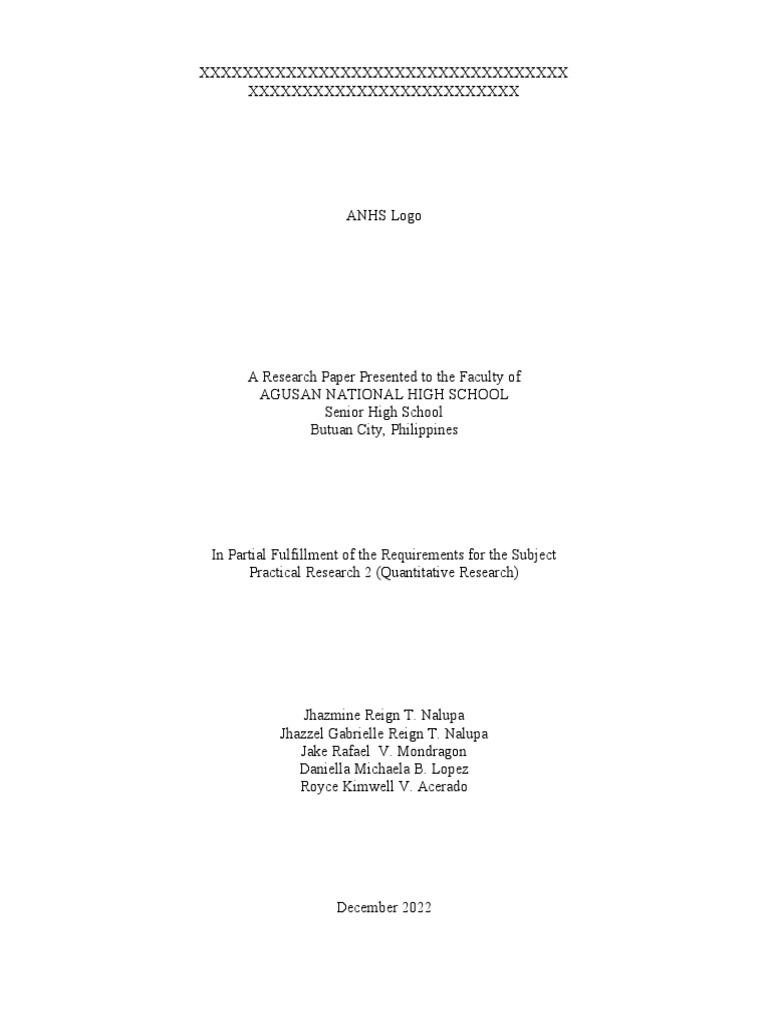 Practical Research 2 Curriculum Guide | PDF | Survey Methodology ...