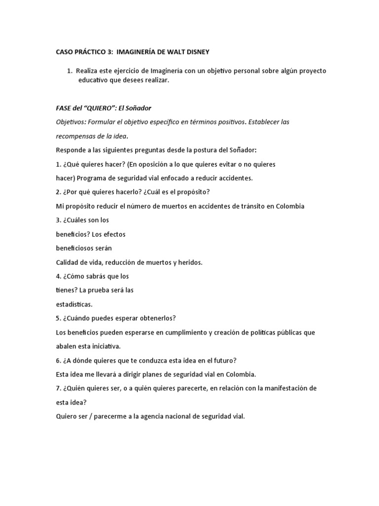 Tema 1 Caso PR Ctico 3 | PDF | Las emociones | Seguridad vial