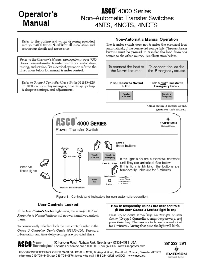 Manual ATS 4000 NTS | PDF | Computing | Electrical Engineering