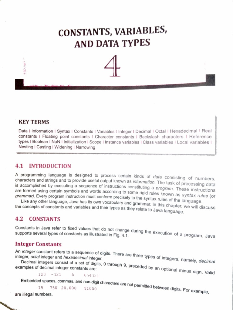 Data Types | PDF