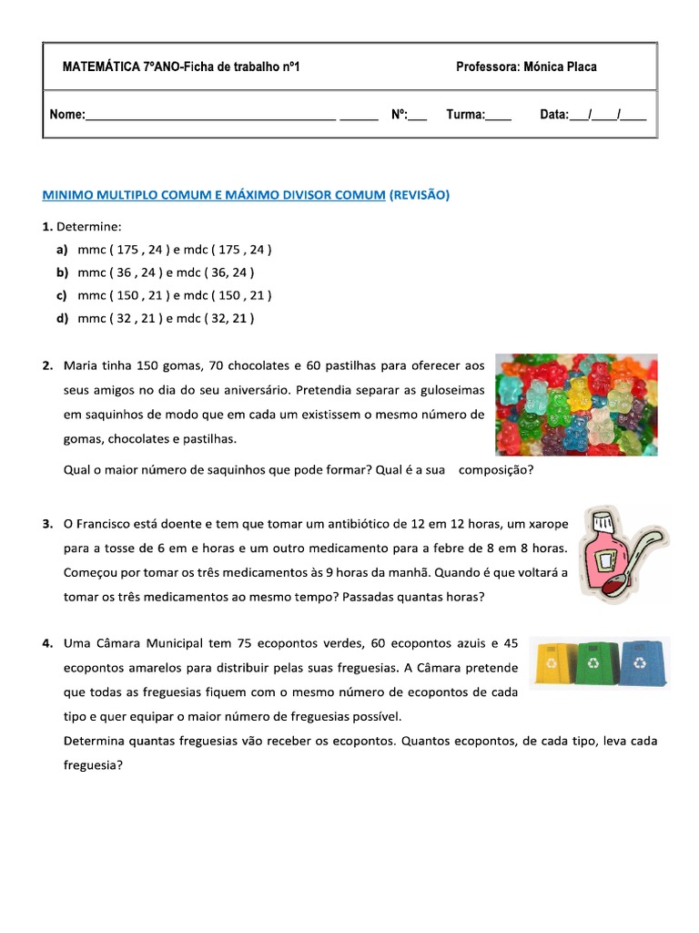 Ficha MMC e MDC | PDF