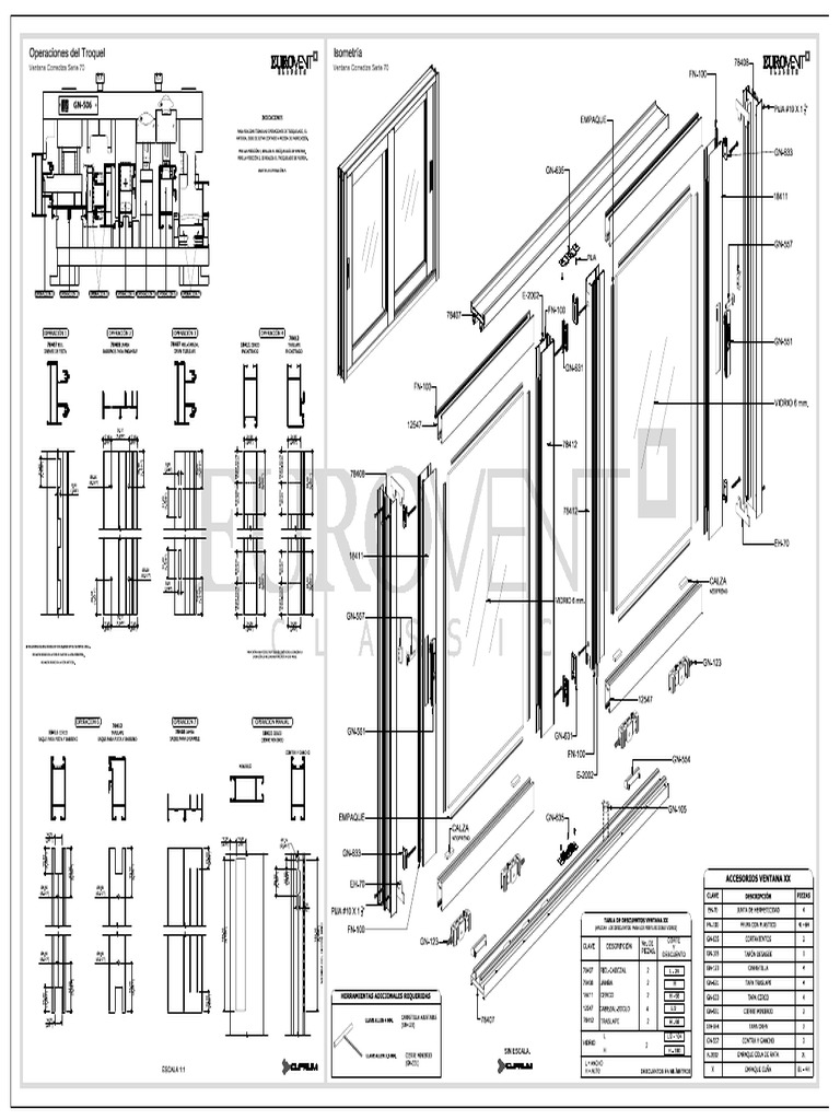 Guiade Armado GAVentana S70 New 2 DE2 Model 9022015 | PDF