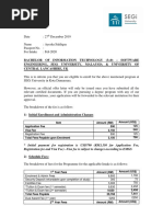 UM Tuition Fees for 2025/2026 | PDF | Science