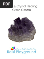 Reiki Rays - Chakras and Crystals Cheat Sheet | PDF