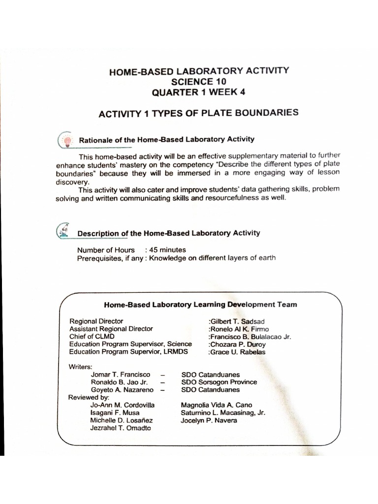 Science Activity Pdf