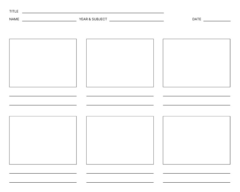 6-Panel Storyboard Overview | PDF