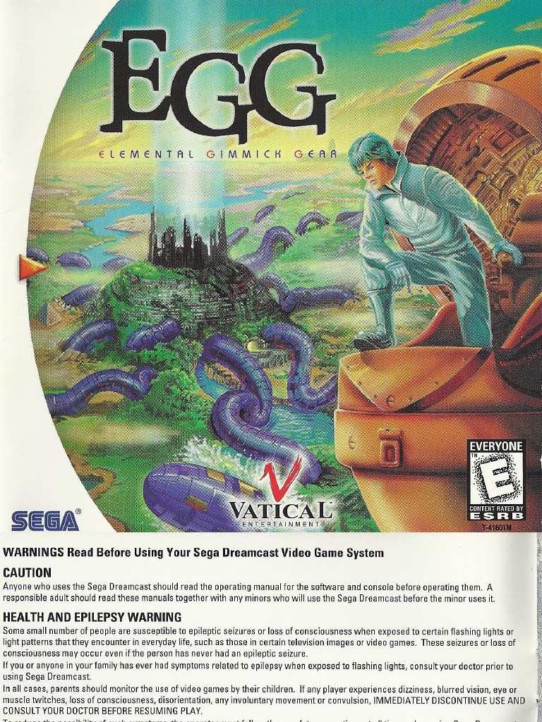 EGG - Elemental Gimmick Gear - 1999 - Hudson Soft | PDF