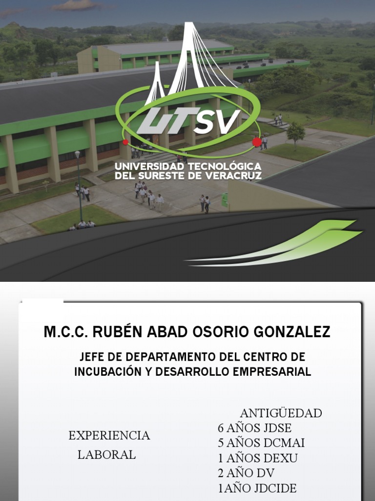 Presentación Modelo Canvas-UTSV 2018 | PDF | Oferta (economía) | Modelo ...