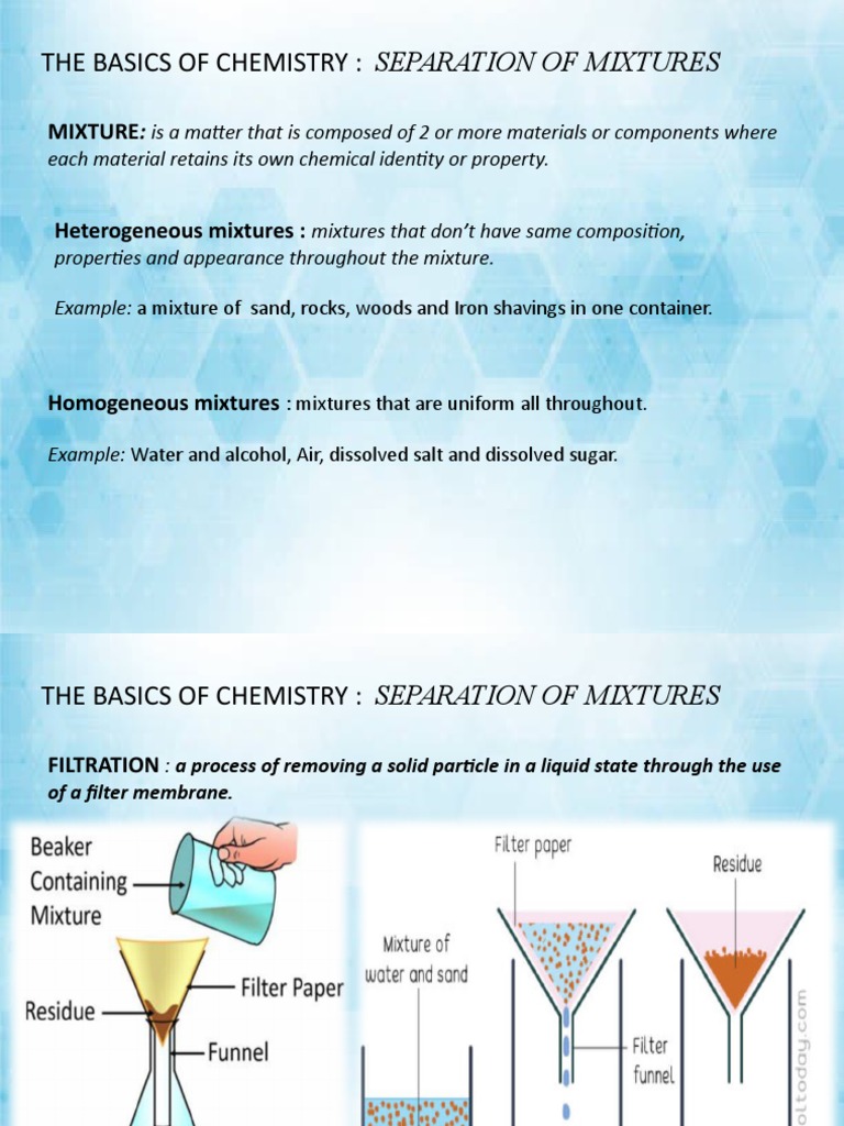 Presentation 1 | PDF | Mixture | Ion