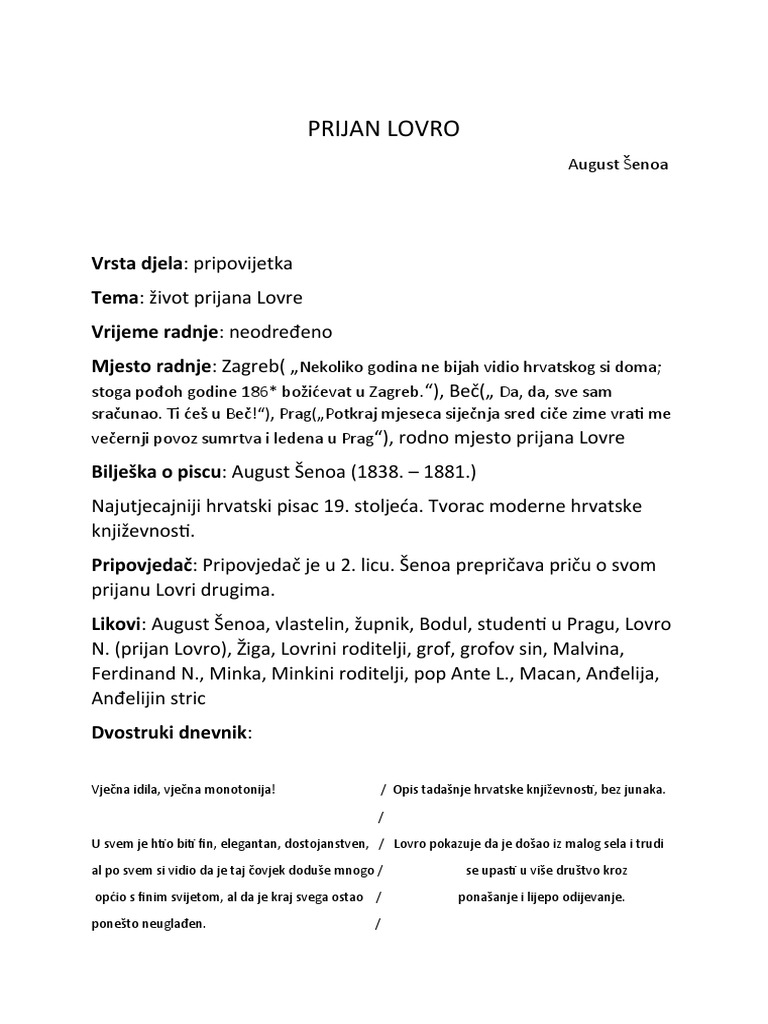 Prijan Lovro | PDF
