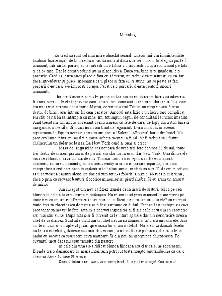 Monolog | PDF