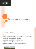Dealurile Și Podișurile României - Lecție Clasa A IV-a | PDF