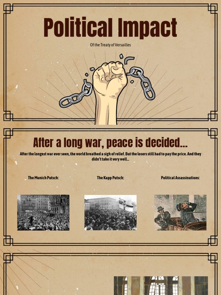 Political Impact of The Treaty of Versailles | PDF | Weimar Republic ...