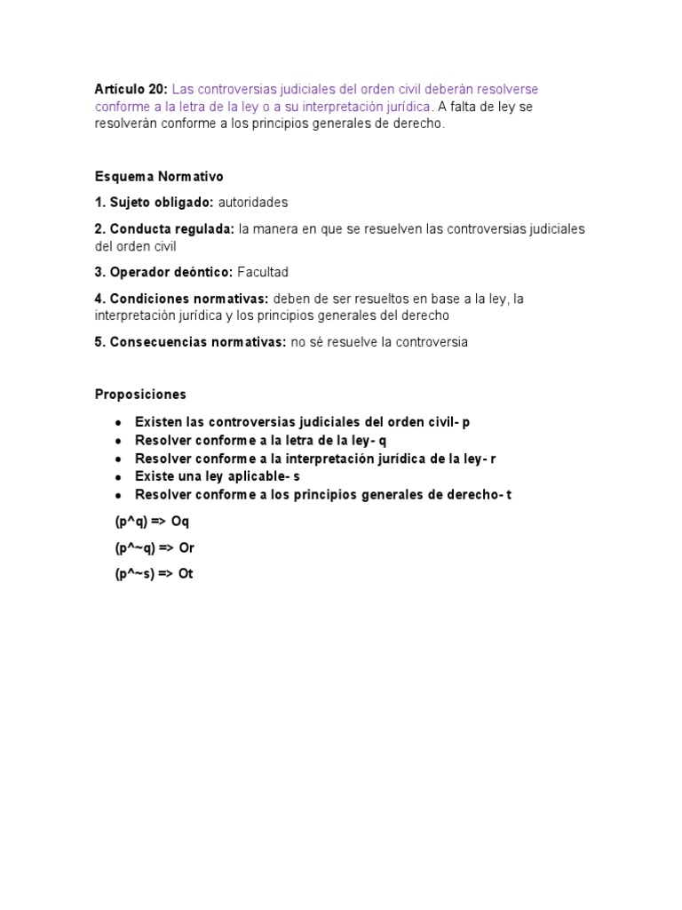 Artículo 20 | PDF