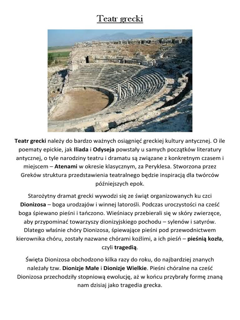 Teatr Grecki | PDF