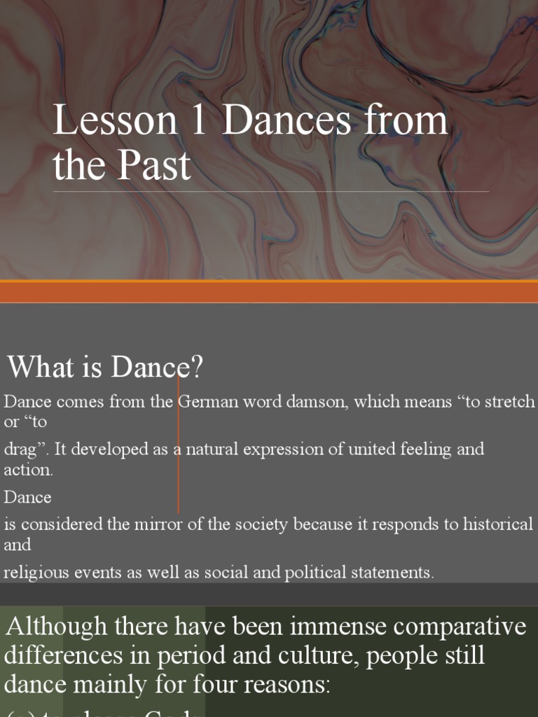 An Overview of the History and Development of Dance from Prehistoric ...