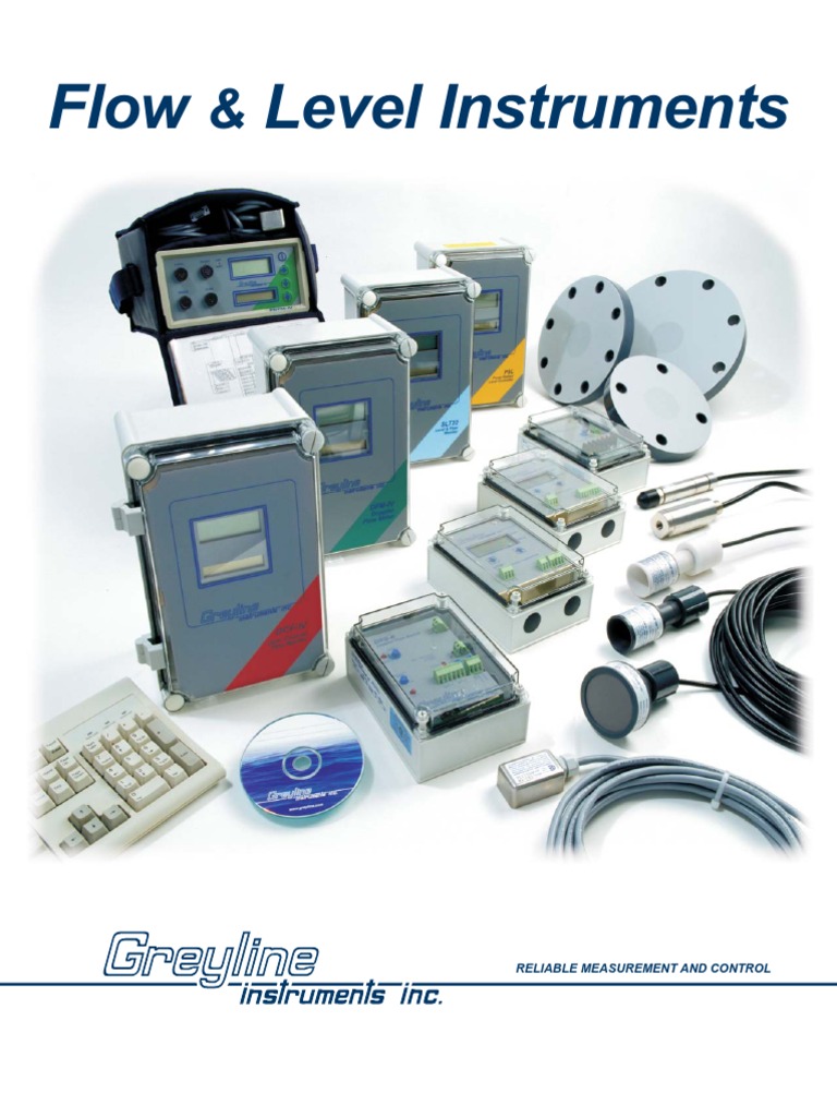 Greyline Flow Level Brochure | PDF | Relay | Flow Measurement