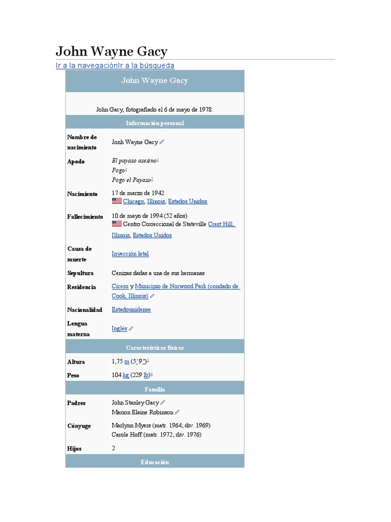 John Wayne Gacy | PDF