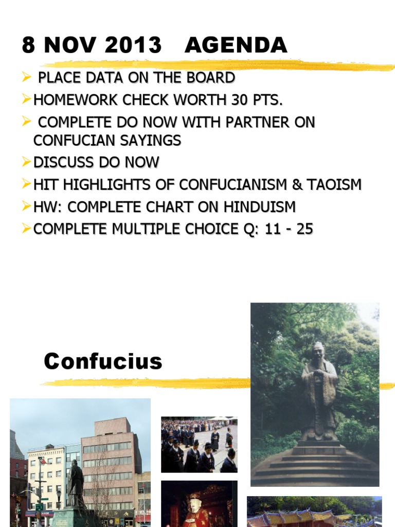 Confucianism and Taoism Overview | PDF | Confucianism | Laozi