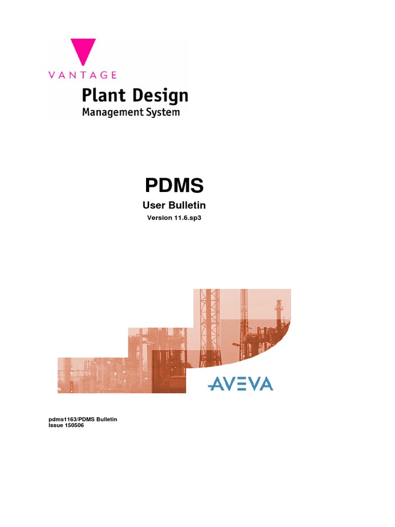 PDMS Bulletin116sp3 | PDF | Window (Computing) | Microsoft Windows