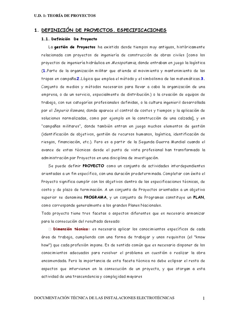 Teoría de Proyectos. Ampliación | PDF | Planificación | Presupuesto