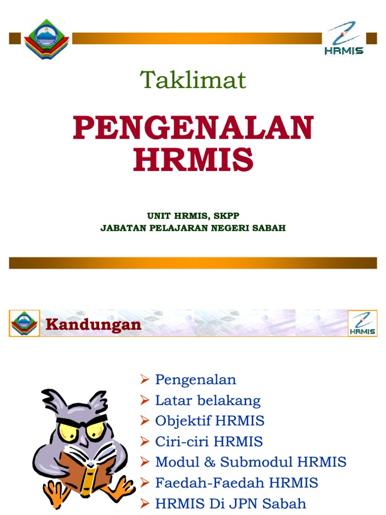 Taklimat Pengenalan HRMIS | PDF