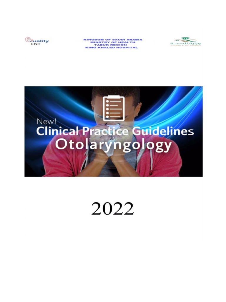 Clinical Practice Guidelines 2021 - Egyptian ORL Society... - Copy-1 ...