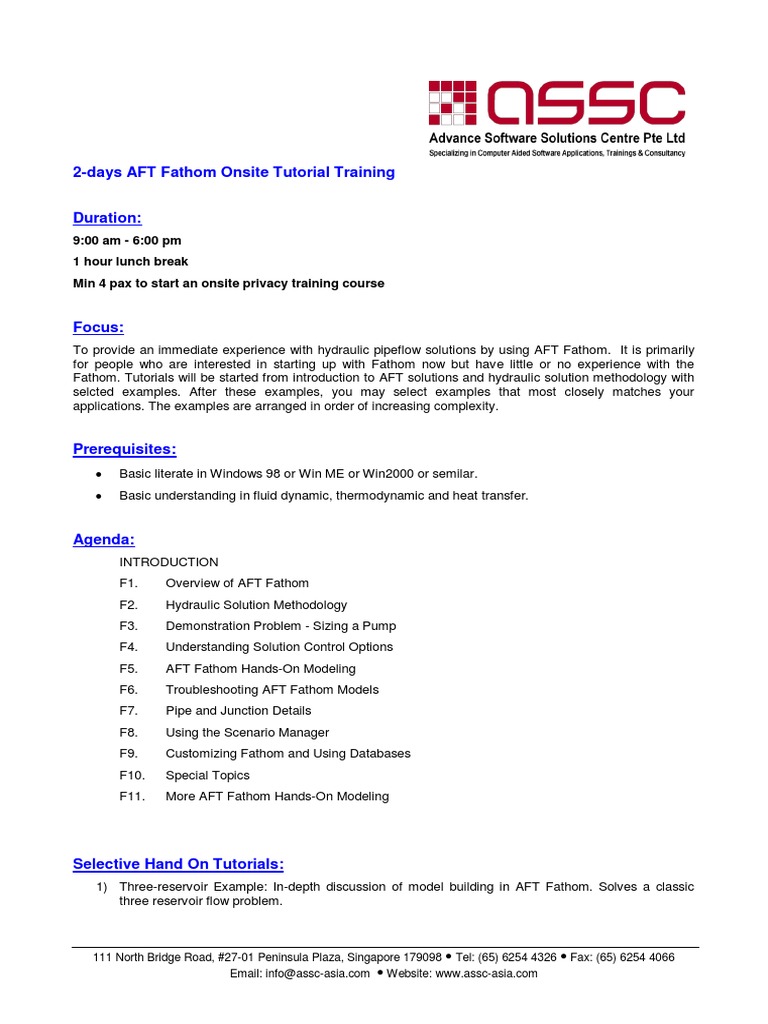 AFT Fathom Onsite Training Overview | PDF | Computers