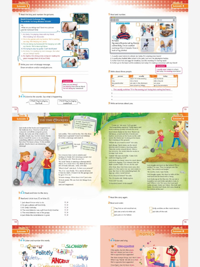 Unit 1 - Young Achievers 4 (Student S and Activity Book) | PDF
