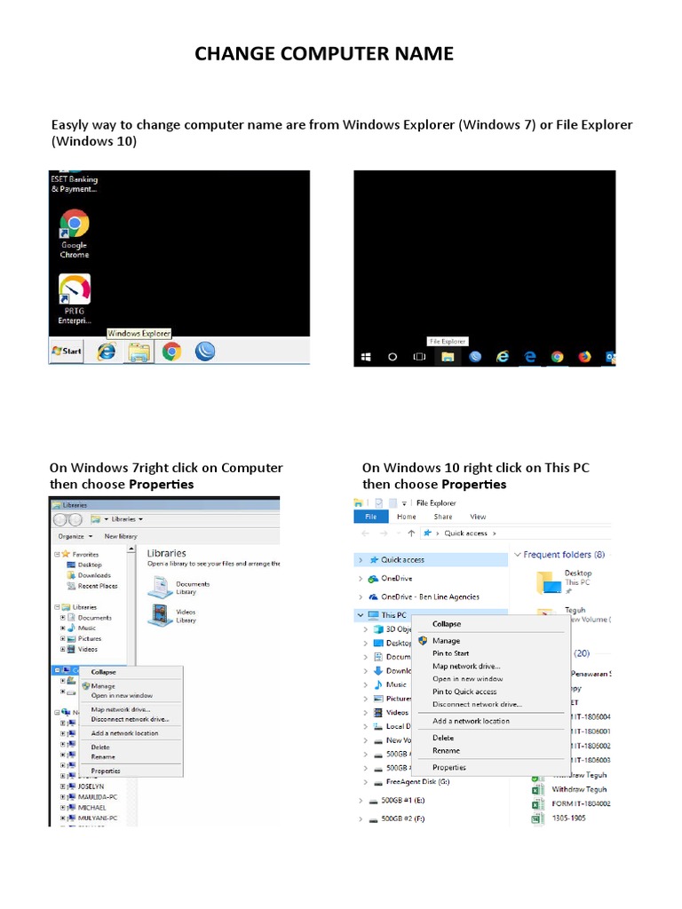 Change Computer Name | PDF | Career & Growth | Computers