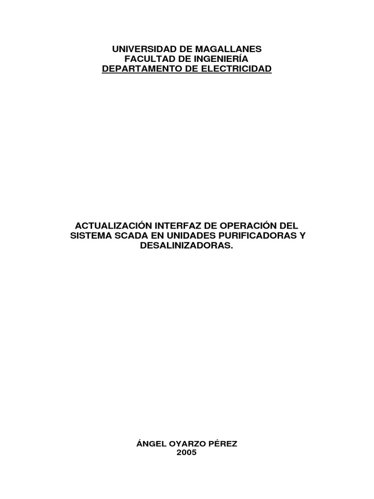 Oyarzo Perez 2005 | PDF | Scada | Ascii