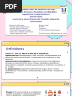 Resumen LEY GENERAL PARA LA PREVENCIÓN Y GESTIÓN INTEGRAL DE LOS ...