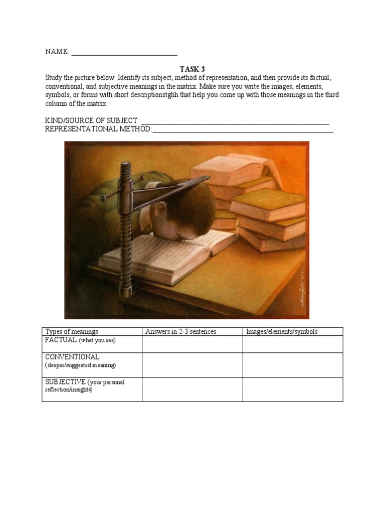 Task 3 Template Pdf Science Mathematics
