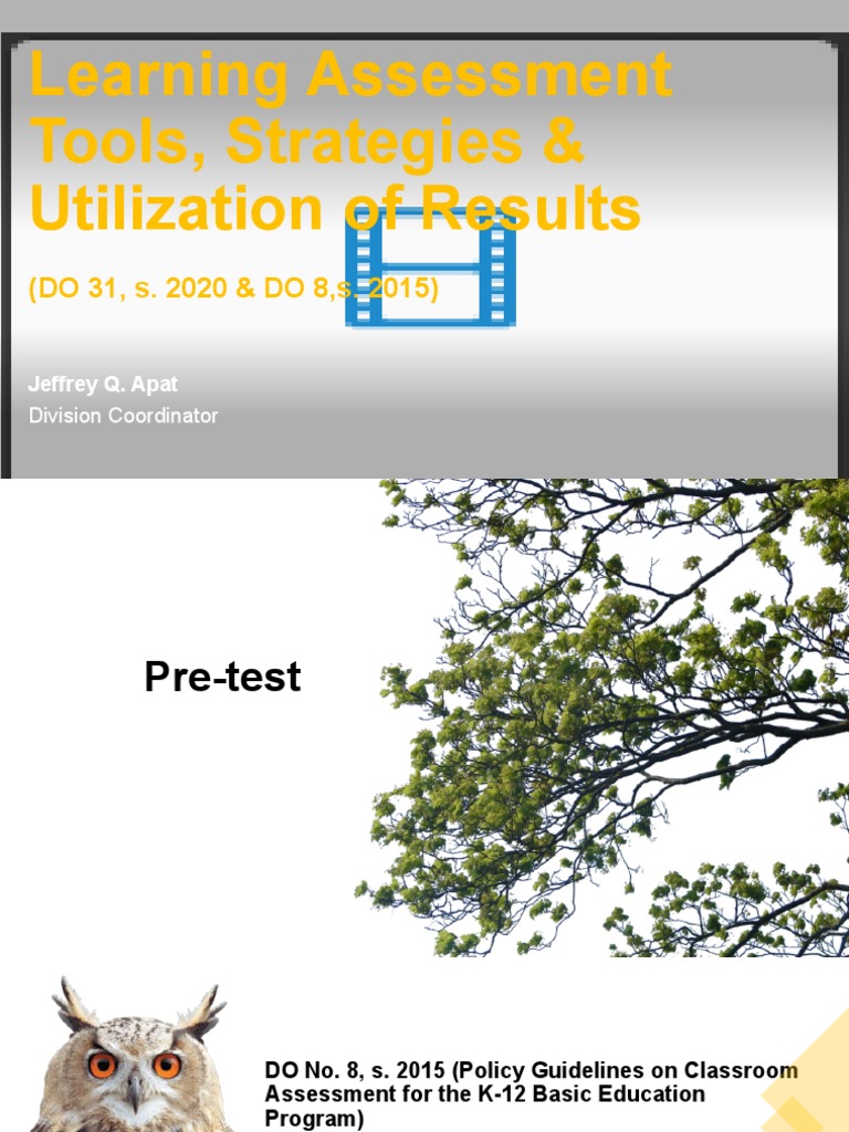 Learning Assessment Tools Strategies And Utilization Of Results Pdf Educational Assessment
