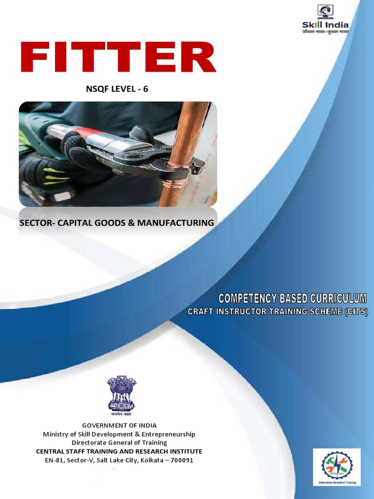 Fitter CITS1.1 NSQF-6 25.11.2019 | PDF | Educational Assessment | Sheet ...