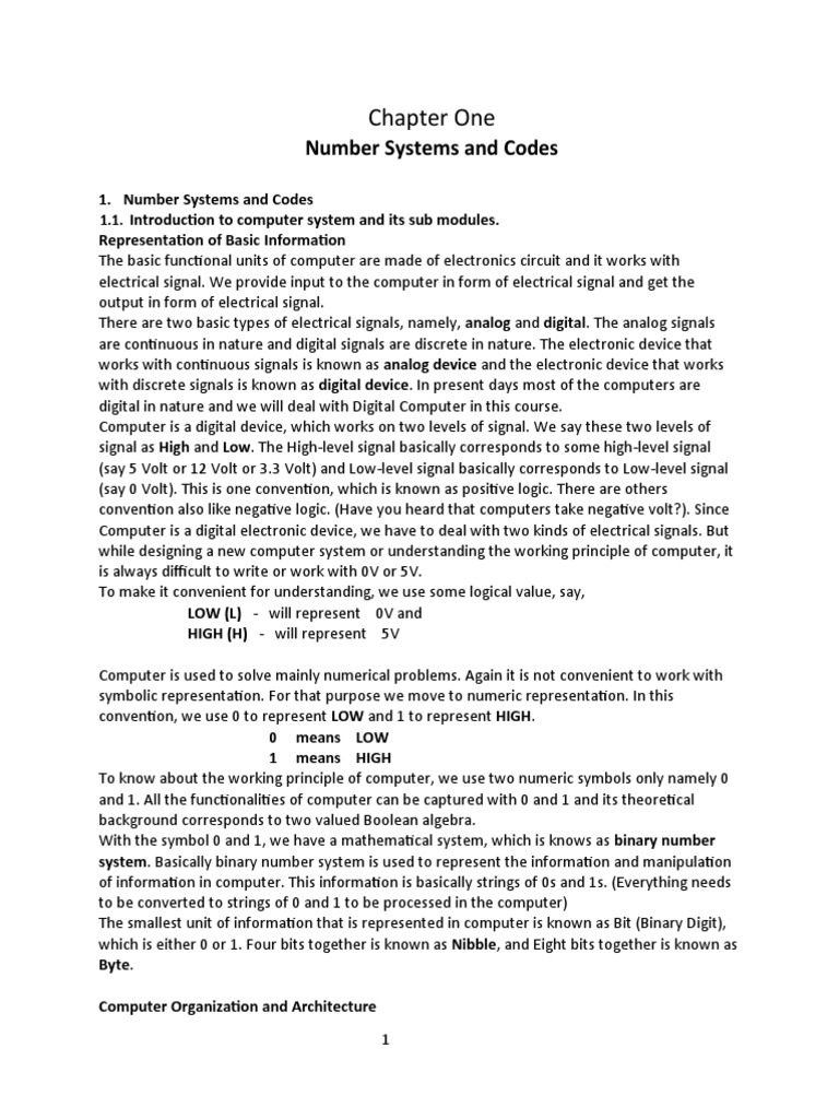 Chapter 1 | PDF | Computer Data Storage | Central Processing Unit
