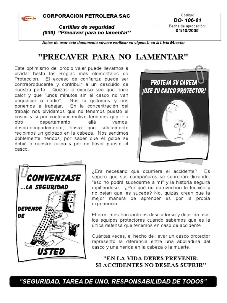 Precaver para No Lamentar | PDF