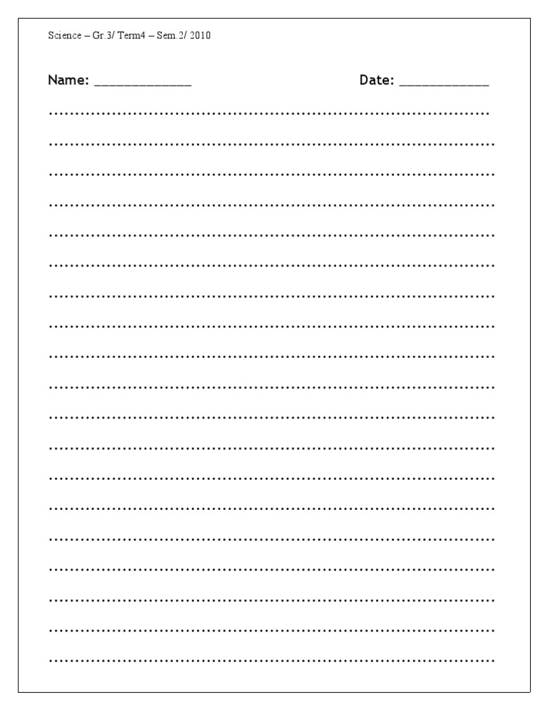 Blank Lined Paper | PDF | Science & Mathematics