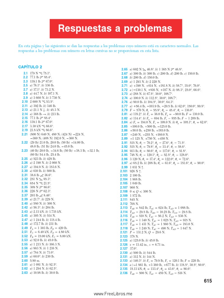 Solucionario Beer 9 Ed | PDF | Métodos y materiales de enseñanza