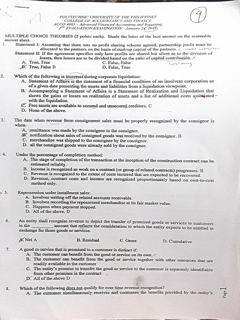 2018 AFAR 2nd Evals | PDF