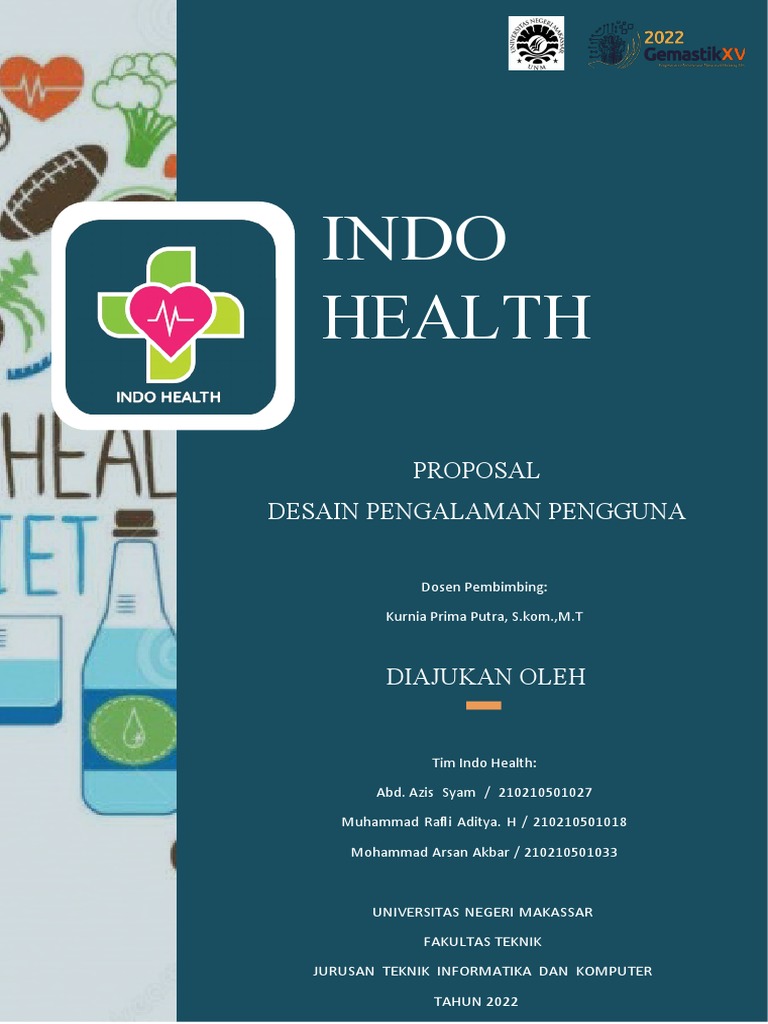 Proposal Gemastik Indo Helath | PDF