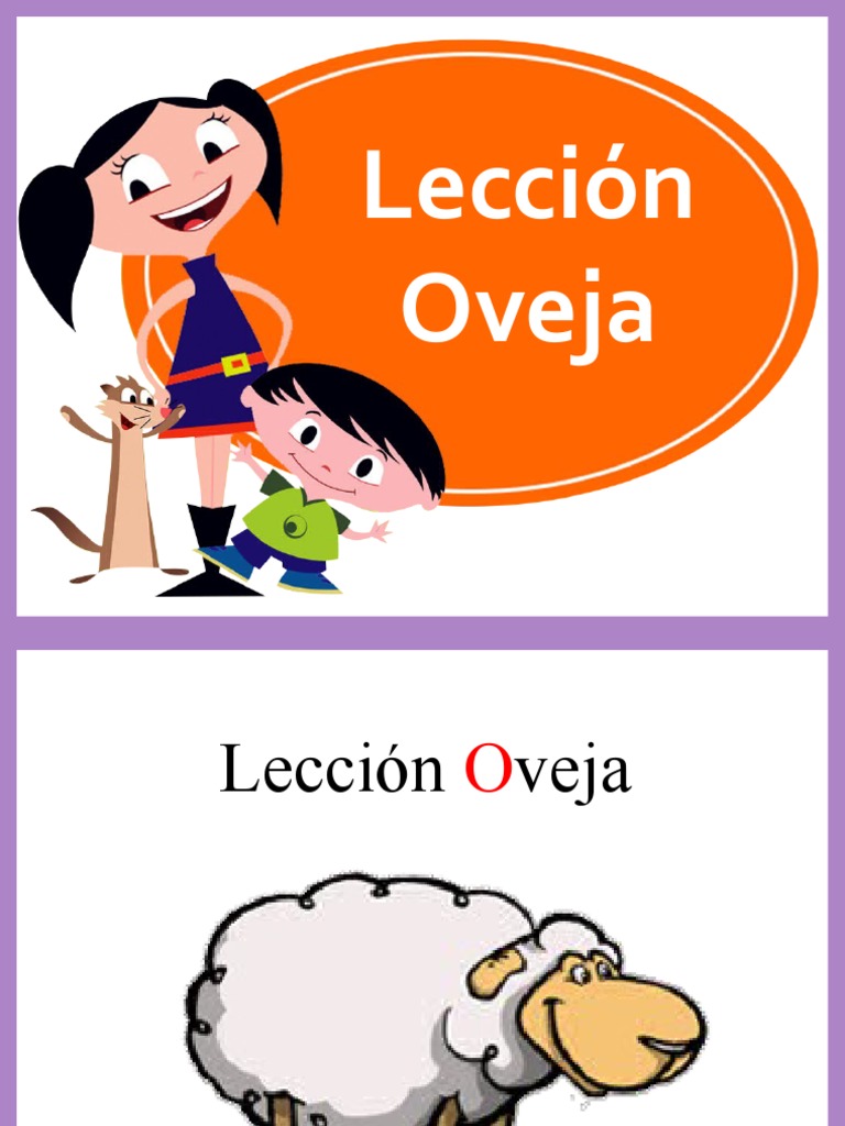 Lección Oveja | Descargar gratis PDF | Oveja