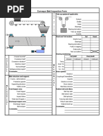 Hoist Pre-Operational Inspection Check List | PDF | Crane (Machine) | Rope